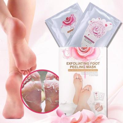 Cina Calzini del ODM che pelano i tipi morti della pelle di Rose Nourishing Exfoliating For All della pelle in vendita