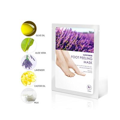 Cina Il piede chimico colpisce con forza per rimuovere la pelle morta che esfolia il ODM della maschera del piede disponibile in vendita