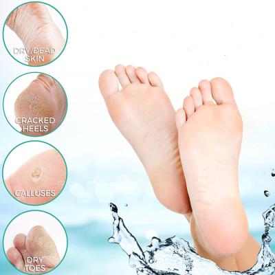 Cina Esfoliare i piedi della pesca della maschera della buccia del piede che sbucciano la buccia naturale della maschera per la riparazione incrinata del tallone, dispositivo di rimozione morto della pelle in vendita