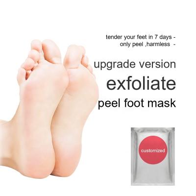 Cina Ingredienti ipoallergenici della maschera della sbucciatura di sfaldamento del piede di acido lattico per unisex in vendita