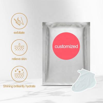 Cina Ingredienti ipoallergenici della maschera della sbucciatura di sfaldamento del piede di acido lattico per unisex in vendita