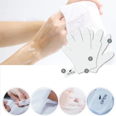 Cina Il manicure a più strati LED d'idratazione naturale dei guanti del collagene ha protetto in vendita