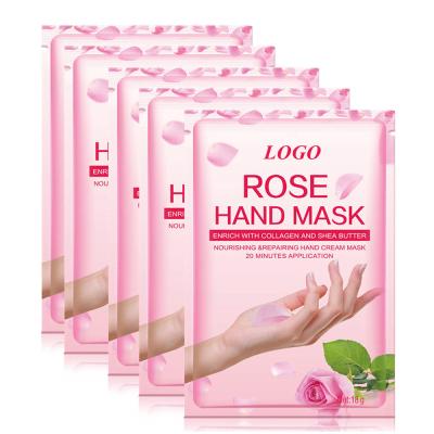 Cina Grinza d'idratazione della maschera della mano di doppio strato di GMP anti che imbianca in vendita