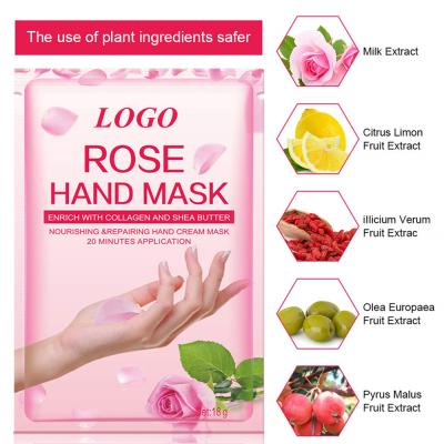 Cina Grinza d'idratazione della maschera della mano di doppio strato di GMP anti che imbianca in vendita