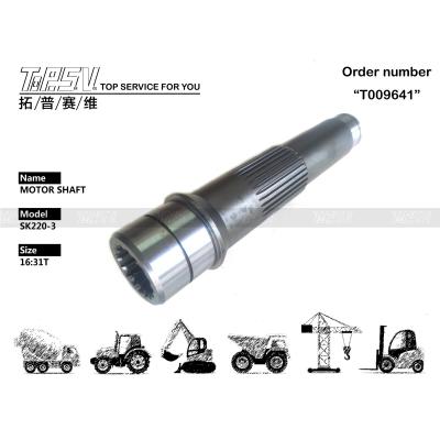 China 2441U739S1 Excavator Hydraulic Motor Shaft FOR KOBELCO SK220-3 SK220-4 for sale