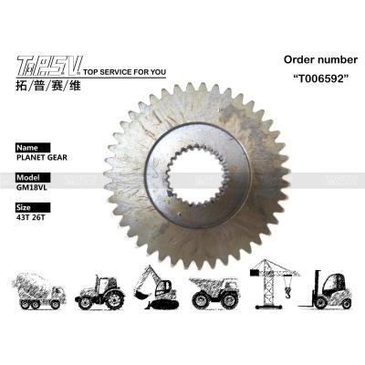 중국 탄탄한 검은색 발굴기 드라이브 모터 박스 더 부드러운 전송 PC120-6 여행 행성 기어 판매용