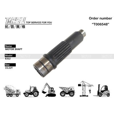 China 1R-5862 High Durability and Long-lasting E312 Excavator Travel Motor Shaft with Transport Packaging Dealed Bag for sale