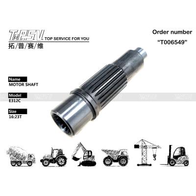 China XJDG-00029 194-8280 High Precision E312C Excavator Travel Motor Shaft for Excavator Transmission System Packing Size Depend On Packing Type for sale