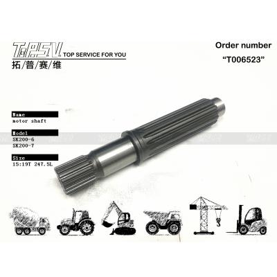 China YN15V00017S009 Transport Packaging SK200-6 Excavator Travel Motor Shaft for Hydraulic Motor Drive Excavator Transmission System in Dealed Bag for sale