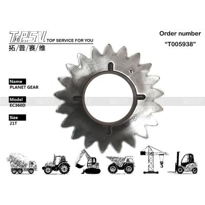 중국 VOE14566421 가용성 EC290D 발굴기 여행 2단계 금속 가공 기술로 행성 기어 판매용