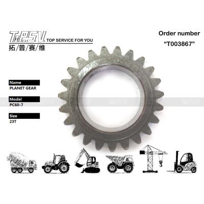 중국 201-26-71160 기어 매쉬 설치 블랙 PC60-7 발굴기 스윙 1 단계 낮은 유지 보수와 검은 색의 행성 기어 판매용