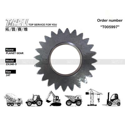 중국 3103052 기어 매시 설치 ZX240-3 발굴기 여행 2 단계 금속 재료와 최적 치아 수와 함께 행성 기어 판매용