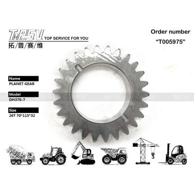 중국 403-00065 행성 적수기 DH370-7 발굴기 여행 2 단계 기계 수리 작업소용 행성 기어 박스 혜택 판매용