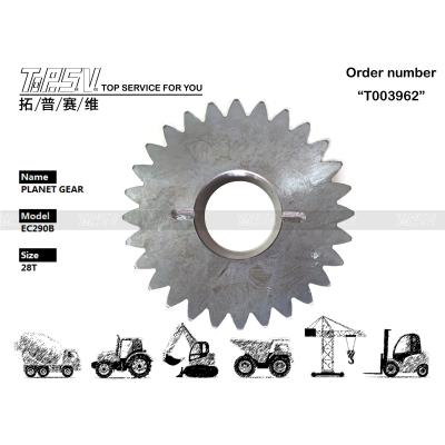 중국 VOE14547268 강철 EC290B 발굴기 스윙 2 단계 기계 정비소 및 강철에서 낮은 유지 보수와 함께 행성 기어 판매용