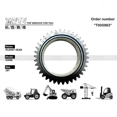 중국 이미지 뷰 이빨 번호 E306E 발굴기 여행 2 단계 행성 기어 박스 도로 공학 건설 기초 건설 판매용