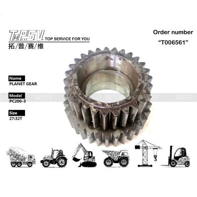 중국 205-27-00070 PC200-3 발굴기 여행 행성 기어 박스 판매용