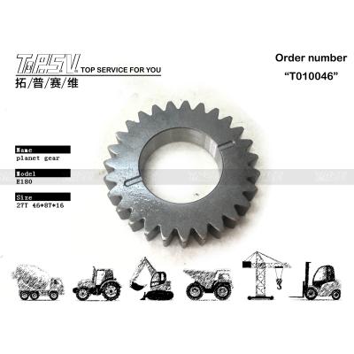 중국 무거운 기계 E180 발굴기 여행 1 단계 낮은 유지 보수 및 수압 모터 드라이브와 함께 행성 기어 판매용