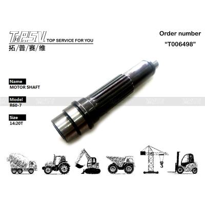 China Hydraulic Motor Drive R60-7 Excavator Travel Motor Shaft with High Durability and Durable Wear And Tear Resistance for sale