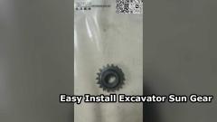 Easy Installation Black CLG936 Excavator Swing 1 Stage Sun Gear Excavator Transmission System in Bla