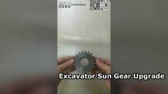 YN32W01007P1 High Precision SK200-5 Excavator Swing 1 Stage Sun Gear for Heavy-Duty Excavator Machin
