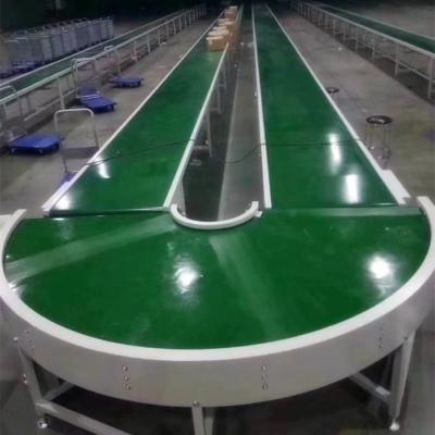 China Black Green White Curve Pvc Conveyor Belt Custom Made FDA Standards à venda