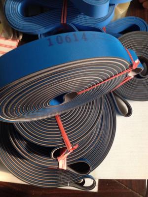China Lathes Rubber Flat Power Drive Belts Automatic Abrasion Resistant for sale