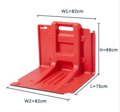Cina Movable Flood Barrier Water Gate Lightweight Flood Defence Baffle in vendita