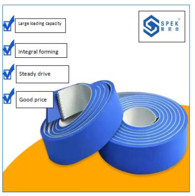 China Blue Foam PVC Conveyor  Belt  For Temperature Range -20 C To 80 C zu verkaufen