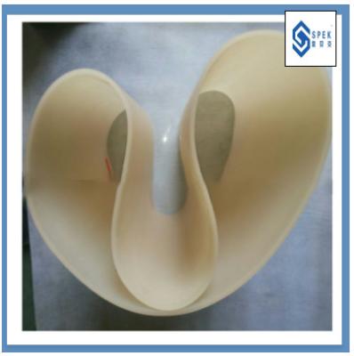 China 5 mm Verschleißfestigkeit und Hochtemperaturfestigkeit rotes Silikonförderband zu verkaufen