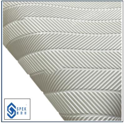 중국 생선 뼈 패턴 식품 등급의 흰색 가벼운 컨베이어 벨트 판매용