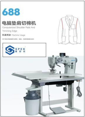 China Computerized  Attaching Should Pads To Armholes And Trimming Edge Sewing Machine for sale