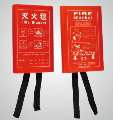 China Emergency Glassfiber  Fire Blanket Fire fighting blanket EN-1869 High quality High resistant  temperature for sale