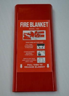 China 1.8m*2m 100% Fiberglass Fire Blanket Fire Resistant Blanket For Welding for sale