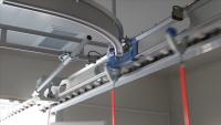 China Customized PLC Logistics SS Garment Hanging System for sale