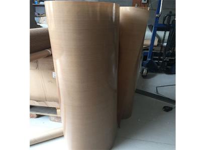 China Flat PTFE Coated Fusing Machine Belt For Solar Laminator for sale