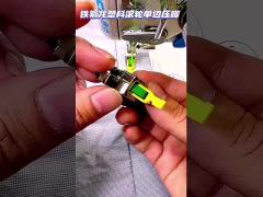 Nuevos pies rotativos de PTFE derecho e izquierdo pies simples para cremallera en la ropa