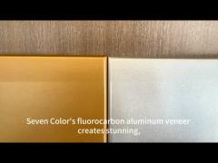Rivestimento in alluminio a fluorocarburo per facciate di edifici