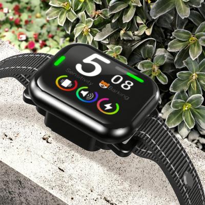 China 2025 New Generation 2.0 System Smart Color Screen Multifunctional Bark Stopper Ultrasonic Dog Collar Eco-friendly Plastic for sale