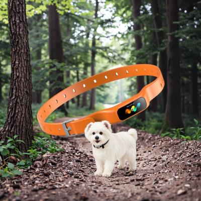 China New Fashion Rechargeable Eco-Friendly Waterproof Plastic Electronic Dog Training Collar Smart Puppy Bark Stopper Outdoor Use for sale