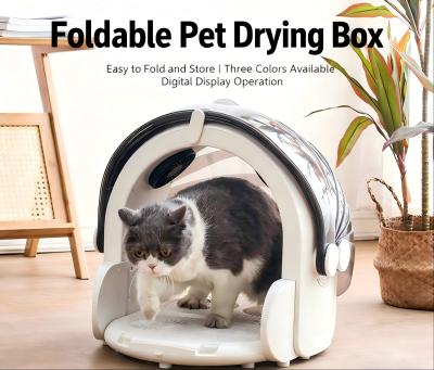 China Digital Display Automatic ABS Plastic Electric Pet Drying Box Foldable 65L Large Capacity Quick Drying Low Noise for sale