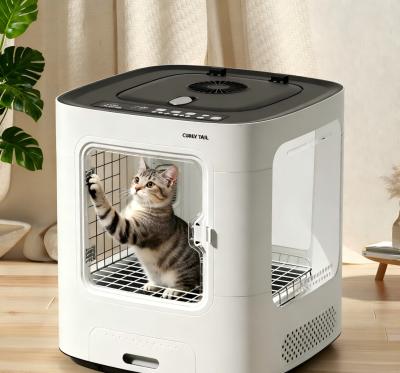 China Safe Automatic Plastic Pet Drying Box with Transparent Door Temperature Control Ventilated Design Quiet Operation & Easy Clean for sale
