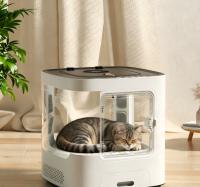 China Automatic Pet Drying Box 220V Plastic Transparent Door Temperature Control Quiet Operation for sale