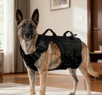 China Tactical Dog Harness for Large Dogs Adjustable Quick Release Breathable 2 Inch for sale