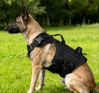China Tactical Dog Harness for Large Dogs Adjustable Quick Release Breathable 2 Inch for sale