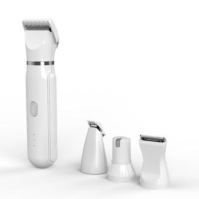 China Safe Stainless Steel Portable Pet Hair Removal Mitts Rollers Set Multiple Attachments Electric Rechargeable Adjustable Blade for for sale