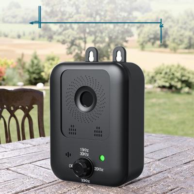 China Ultrasonic Electronic Intelligent Rechargeable Plastic Dog Repellent Barking Control 20+ Hours Battery Life Portable Outdoor for sale