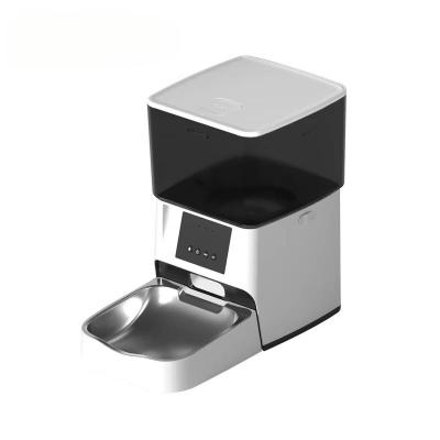 China Automatic Timing Eco-Friendly LCD Display Waterproof IPX5 Charge Plastic Pet Feeder for Dogs & Cats Food Dispenser for sale