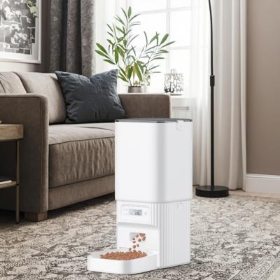 China 2025 New Automatic Pet Intelligent Feeder Dog/Cat Eco-friendly Solid Plastic 7L Waterproof IPX5 Battery Timing Quantitative for sale