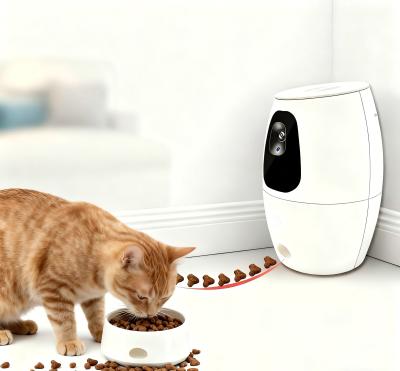 China Smart Automatic Pet Feeder Remote Control Timed for Dogs Premium Dog Food Dispenser Dog Training Supportive for sale