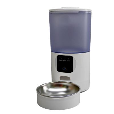 China Smart Automatic Stainless Steel Eco-Friendly Pet Feeder for Cats with Remote Control Timed Premium Cat Food Dispenser for sale